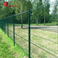 China Finest Price Factory Directly Supply 3000m Width Galvanized Plastic Coated 3D Curved Security Welded Mesh Fence for sale
