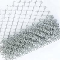China Wholesale Diamond Mesh Hot Dip Galvanized Chain Link Iron Wire Mesh Fence Pvc Coated Chain Link Fencing Rolls for sale