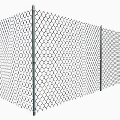 China Wholesale Galvanized Diamond Fence Cyclone Wire Mesh Pvc Coated Chain Link Fence Roll for sale