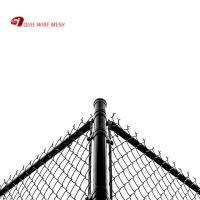 China Black Vinyl 9 Gauge 5 feet coated Chain Link Fence for sale