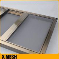 China aluminum casement windows security screen and secured reflective window with insect screen for sale