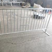 China Galvanized Steel Road Fencing Crowed Control Barrier for sale