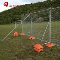 China Construction Site Panel 2.1m x 2.4m Self-supporting Temporary Modular Fence Panel Galvanized Fence Panels for sale