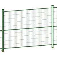 China Canada 6ftx9.5FT Welded Wire Temporary Construction Fence for sale