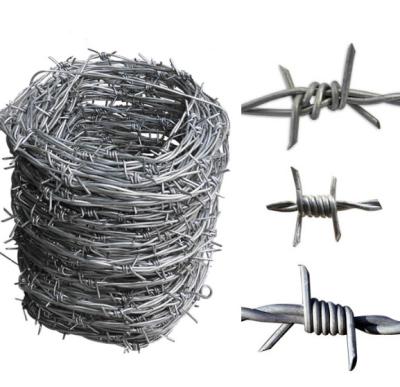 China Customization Stainless Steel Eelctro/Hot Dipped Galvanized Barbed Wire PVC Coated Barbed Wire for sale