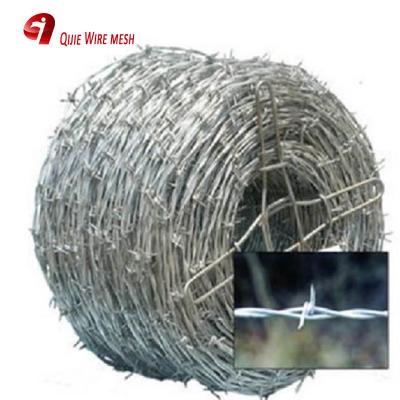China high quality raw material price barbed wire fence Anti-corrosion bangladesh sheffield barbed wire for sale