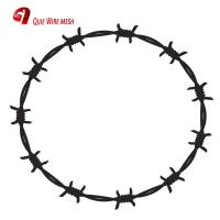 China Hot dipped galvanized double strand barbed wire coil 600mm coil diameter barbed wire cheapest for sale