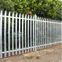China Factory Price Height Decorative Iron Fence Panel Colors Available Galvanized Picket Iron Fence for sale