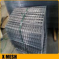 China 10 Gauge Hot Dipped Galvanized 2x2 welded wire mesh fence panels in 6 gauge for sale