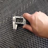 China Mine 65 Mn Sieve Sand Vibrating Screen Crimped Wire Mesh Crimped Square Woven Wire Mesh for sale