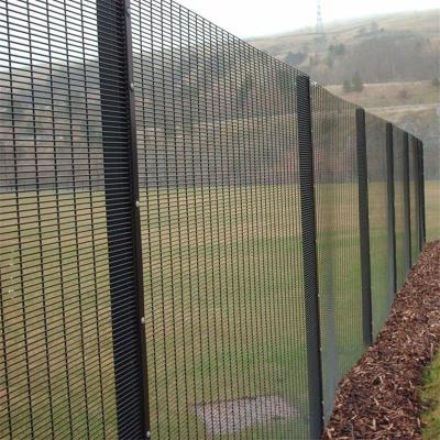 China Garden Yard Security 358MF Wire Mesh Fence Panels Galvanized Metal 3 Meter Height Anti Climb Fence for sale