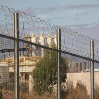 China Garden Yard 358 Security Galvanized Wire Mesh Fence Panels Metal 3 Meter Height Anti Climb Sport Fence for sale