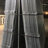 China Black Metal 358 Security Mesh Fence Powder Coated With Posts And Sustainable Fence Hardware for sale