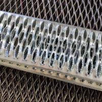 China Diamond Hole Perforated Metal Safety Grip Strut Grating For Anti Skid Catwalk for sale