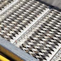 China Diamond Hole Perforated Metal Safety Grip Strut Grating For Anti Skid Catwalk for sale
