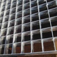 China Grating 75mm X 6mm Metal Drain Grates Mild Steel Heavy Duty Steel Bar Grating Hot Dipped Galvanized More Than 5 Years 50mm 100mm for sale