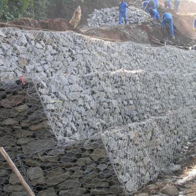 China Galvanized Welded Rock Gabion Wire Mesh Stone Basket for sale