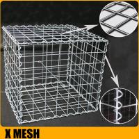 China 200x100x50 Gabion Retaining Wall Basket Decorative Welded Gabion Galvanized Gabion Cage for sale
