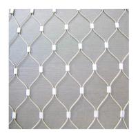 China Factory Wholesale Price Wire Rope Ferrule Mesh Fatigue Resistance Stainless Steel Mesh Rope for sale