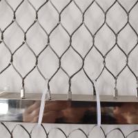 China 7X7 X Tend Flexible 316l stainless steel rope mesh for sale