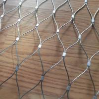 China Stainless Steel Wire Cable Net Rope Mesh AISI SS316 Ferrule Diamond for sale