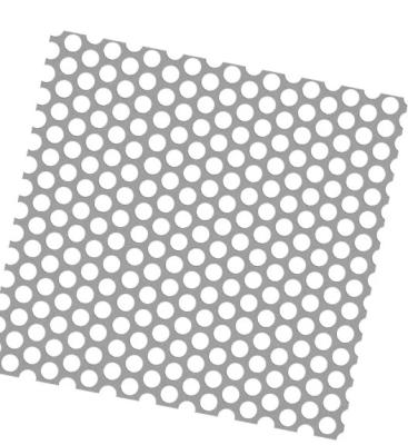 China Customized Stainless Steel Round Hole Sheet Aluminum Perforated Iron Metal Mesh Galvanized for sale