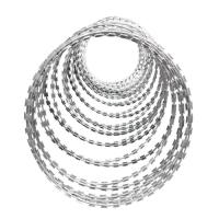 China Cheap Price Concertina Hot Dipped Galvanized Diamond Welded Decorative Razor Barbed Wire Mesh for sale