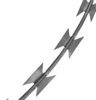 China Hot Dipped Galvanized Concertina Wire Razor Barbed Wire Anti Climb Razor Barbed Wire Entanglement for sale
