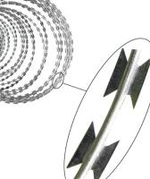China Hot Dipped Galvanized Concertina Wire Razor Barbed Wire Anti Climb Razor Barbed Wire Entanglement for sale