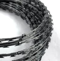 China Hot Dipped Galvanized Concertina Wire Razor Barbed Wire Anti Climb Razor Barbed Wire Entanglement for sale