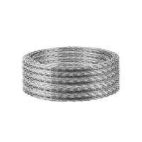 China Wholesale Hot Dipped Galvanized Steel Razor Blade Fence Anti Climb Barbed Welded Wire Mesh Fence Welded Razor Wire Mesh for sale