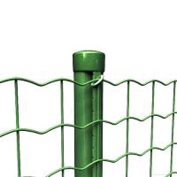 China 2''x2'' Green PVC coated Euro Fence Welded wire mesh rolls for garden for sale
