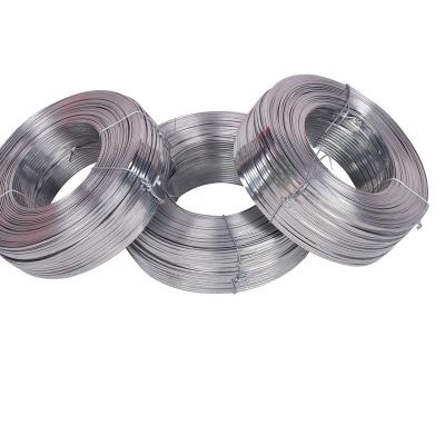 China Cheap High Tensile Strength Zinc Coated Galvanized Flat Low Carbon Steel Stitching Wire for sale