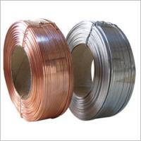 China 2.25x0.5mm Copper Coated Flat Stitching Wire Electro Galvanized Binding Wire Spool Wire Cutting Galvanised Zinc 8-14 Days CN;HEB for sale