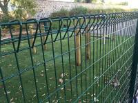 China Custom Galvanized Roll-Top Welded Wire Mesh Metal Security Fence for Swimming Pool pvc roll top fence for sale