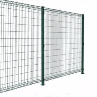 China Direct Wholesale Good Quality Garden Galvanized Pvc Roll Top Triangle Bending Brc Welded Wire Mesh Panel Fence U-clip for sale