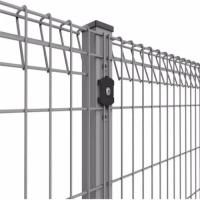 China Direct Wholesale Good Quality Garden Galvanized Pvc Roll Top Triangle Bending Brc Welded Wire Mesh Panel Fence U-clip for sale