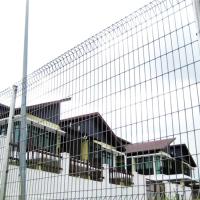 China High Quality Cheaper Ornamental Iron Fence High Strength Roll Top  Welded Wire Mesh Fence Panel for sale