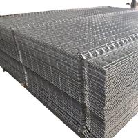 China Curved Mesh Fence Panels 2.1m High Colored Hot Dipped Galvanized Triangle Bending Steel Boundary Wall Welded Mesh Fence for sale