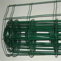 China Farm Green Color PVC Coated 50x50mm mesh opening Euro Holland Welded Wire Mesh fence for Chile for sale