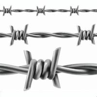 China Farm And City Decorative 1.5cm Barbed Length Fence hot dipped Razor Barbed Wire for sale