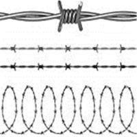 China Farm And City Decorative 1.5cm Barbed Length Fence hot dipped Razor Barbed Wire for sale