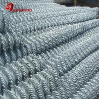 China KxT Selvage Chain Link Mesh Fencing 6 Gauge chain link fence 8 feet tall for sale