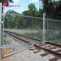 China 0.5m 60x60mm Galvanised pvc coated green chain link fence for sale