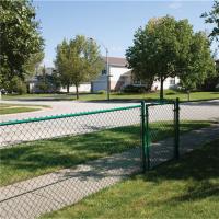 China Hot Dipped Galvanized Chain Link Fence Fabric 6 Foot Black Color 9 Gauge Iron Metal Galvanized Wire Horse Yard Agriculture Field for sale