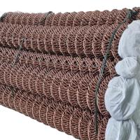 China PVC/Hot Dip Galvanized industry chain link fence With Posts And Installing Accessories for sale