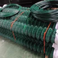 China PVC/Hot Dip Galvanized industry chain link fence With Posts And Installing Accessories for sale