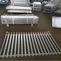 China High Quality Steel Residential Security Palisade Fence Metal Fence Portable Iron Site Fencing for sale
