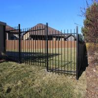 China China factory security pre-galvanized steel tube wrought iron fence for sale