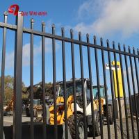 China China factory security pre-galvanized steel tube wrought iron fence for sale